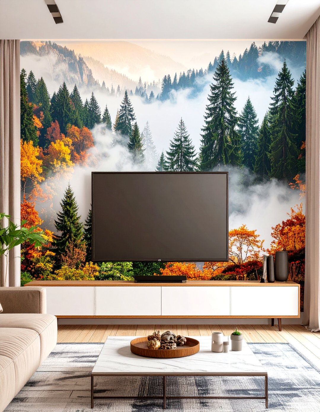 30 TV Accent Wall Ideas to Enhance Your Living Room - We Love Home Blog