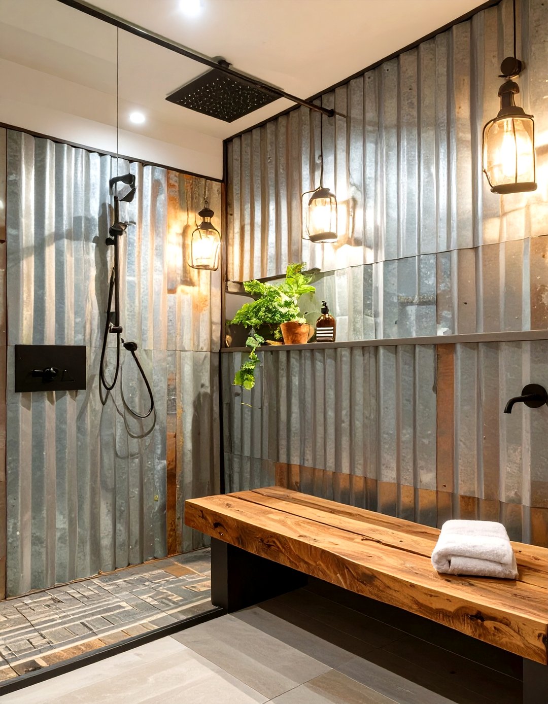 30 Rustic Shower Ideas for a Cozy Farmhouse Feel - We Love Home Blog