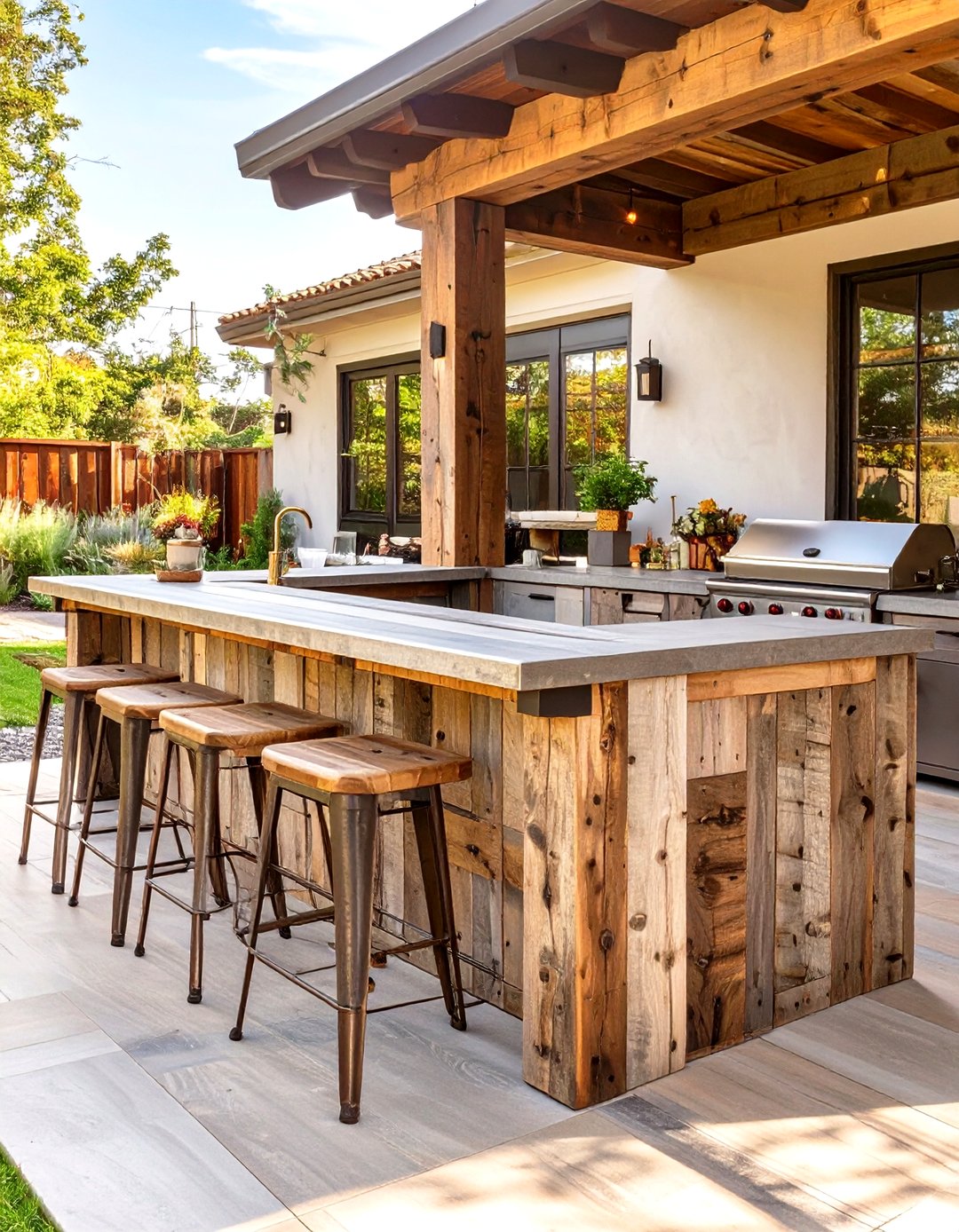 30 Rustic Outdoor Bar Ideas for Backyard Fun - We Love Home Blog